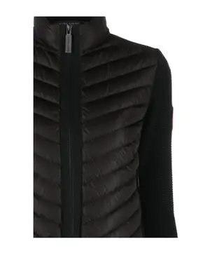 Canada Goose Hybridge Panelled High-neck Jacket - Black