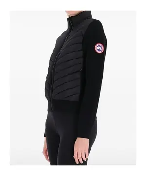 Canada Goose Hybridge Panelled High-neck Jacket - Black