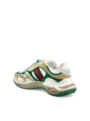 Gucci Panelled Lace-up Sneakers