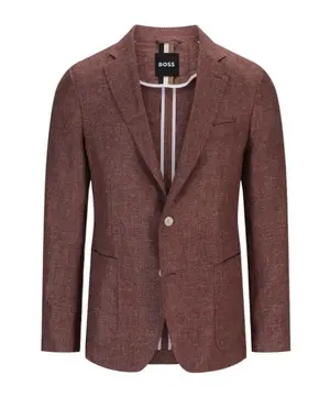 Hugo Boss Single-breasted Blazer - Red