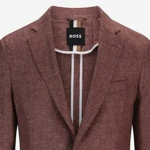 Hugo Boss Single-breasted Blazer - Red