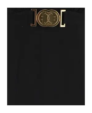 Moschino Long Sleeve Logo Dress