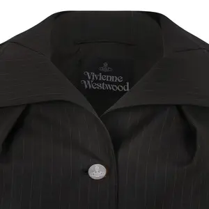 VIVIENNE WESTWOOD Pinstriped Sleeveless Vest With Button Detailing