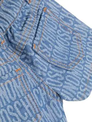 Moschino All-over Logo Jacquard Shorts