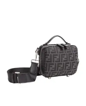 Fendi Ff Jacquard Zipped Mini Tote Bag