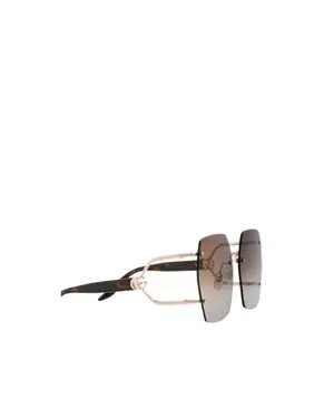 Gucci Geometric Rimless Sunglasses