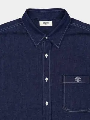 Celine Long-sleeved Denim Shirt