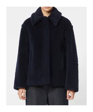 Max Mara Fuggito Collared Jacket - Black
