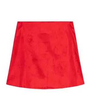 GANNI Shiny Corduroy Mini Skirt
