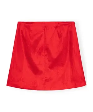 GANNI Shiny Corduroy Mini Skirt