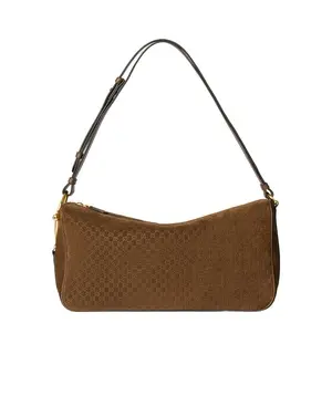 Gucci Half Horsebit Large Shoulder Bag - Brown