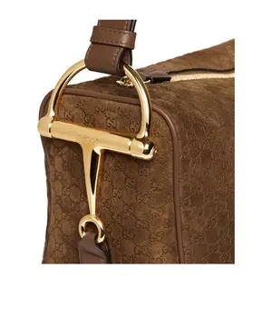 Gucci Half Horsebit Large Shoulder Bag - Brown