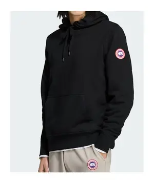Canada Goose Huron Drawstring Hoodie - Black