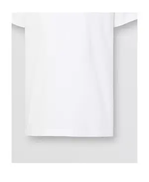 Burberry Logo Embroidered Crewneck T-shirt - White