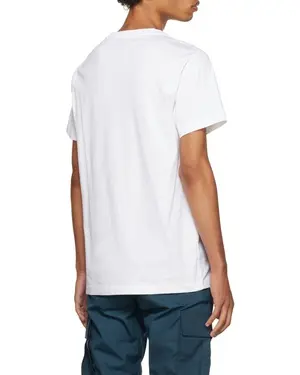 Burberry Logo Embroidered Crewneck T-shirt - White