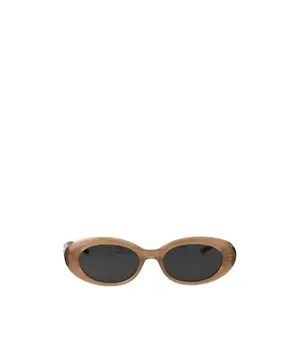 GENTLE MONSTER Molta Oval Frame Sunglasses - Translucent Brown