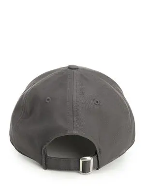 Celine Triomphe Baseball Cap In Washed Cotton Gabardine - Black
