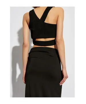 IRO PARIS Asymmetrical Neckline Vest