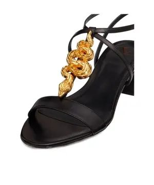 Valentino Garavani Snake Embellished High-heeled Sandals