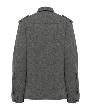 JIL SANDER Textured Zipped Shirt