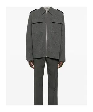 JIL SANDER Textured Zipped Shirt