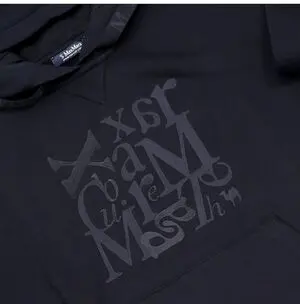 Max Mara Long Sleeve Hooded Sweatshirt - Black