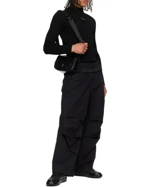 DIESEL® 1dg Logo Embossed Camera Bag - Black