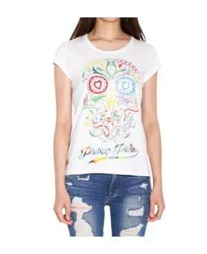 Philipp Plein Print T-shirt - White