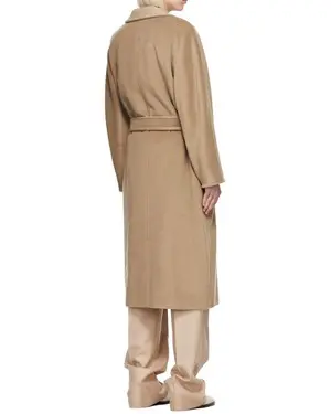 Max Mara Icon Belted Long Coat - Camel