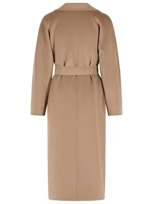 Max Mara Double-breasted Belted Coat - Camel