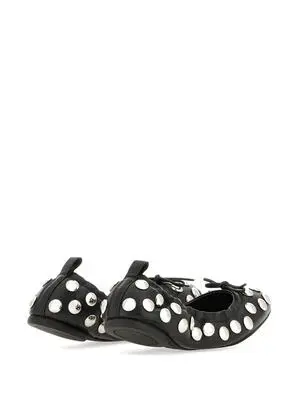 Hogan Studded Ballerina Flats