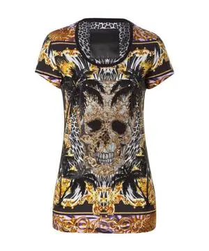 Philipp Plein Print T-shirt - Black