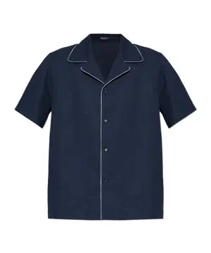 Balmain Pb-monogram Short-sleeve Shirt - No