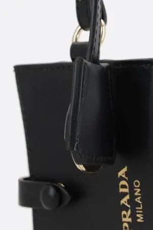 Prada Leather Mirror Case Pendant