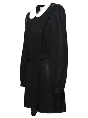MAISON MARGIELA Long Sleeved Belted Dress