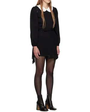 MAISON MARGIELA Long Sleeved Belted Dress