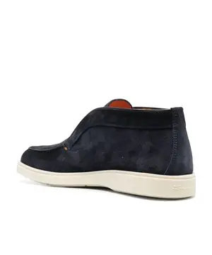 Santoni Suede Loafers