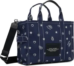 Marc Jacobs Tote Bag With Logo Embroidery - Blue