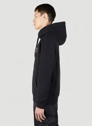 LANVIN Curb Logo Hoodie - Black