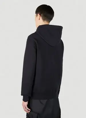 LANVIN Curb Logo Hoodie - Black