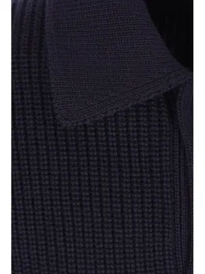 Prada Long Sleeve Button-up Cardigan - Blue