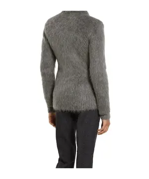 Gucci Brushed Cardigan - Grey