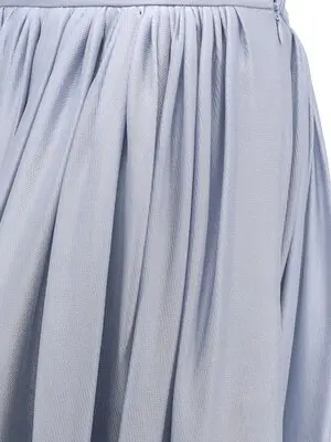 Giorgio Armani Ruched Satin Maxi Skirt