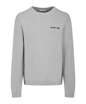 Helmut Lang Logo Printed Panelled Jumper