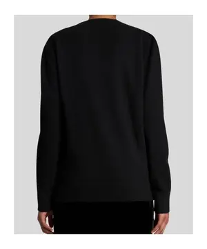 Etro Long Sleeve Sweater With Metallic Print