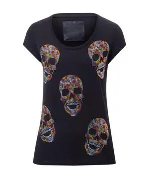 Philipp Plein Printed T-shirt - Black