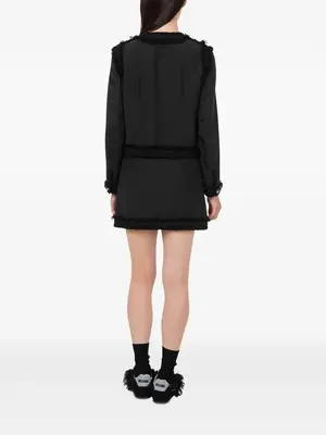 Moschino Fringed Trim Buttoned Jacket