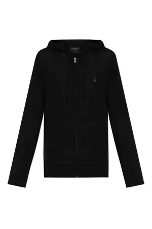 ALLSAINTS Zip-up Hooded Sweater With Logo Detail