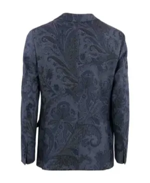 Etro Single-breasted Tailored Blazer - Blue