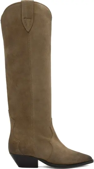 Isabel Marant Étoile Denvee Pointed-toe Knee-high Boots